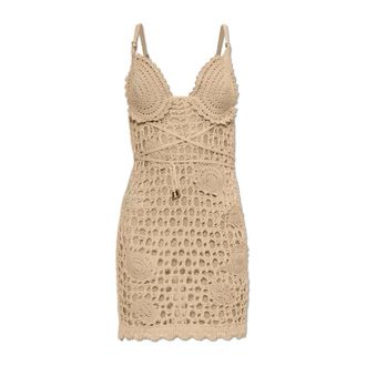 The Attico Femme, Robes, Beige, Taille: 34 FR Il Primo Bagno Collection Dress