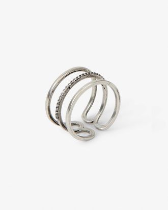 Isabel Marant Bague Lauren - Femme - Argent&eacute; - Taillet2 - Isabel Marant