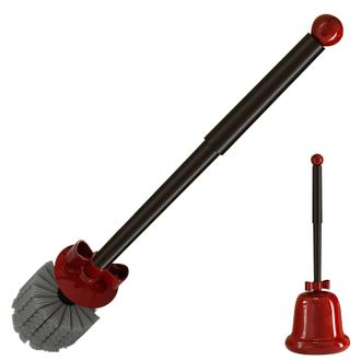 Generico WC-B&uuml;rste: Badezimmerzubeh&ouml;r zur Tiefenreinigung, langlebige B&uuml;rste f&uuml;r elegante Griffe, Reinigungsb&uuml;rste f&uuml;r die Toilette im Weihnachtsglockendesign