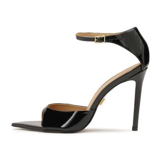 Kazar Lackierte Sandalen mit spitzer Zehenpartie - - Shoes - Damen - Schwarzk - 35 EU