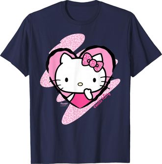 Hello Kitty Love Heart Pose zum Valentinstag, niedlicher lustiger Klassiker XOXO T-Shirt