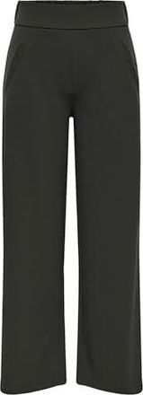 Jacqueline de Yong JdY Jdylouisville Catia Life WD PNT JRS Noos Pantalon pour Femme avec Taille Haute et Jambe Large, Kaki, M / 32L