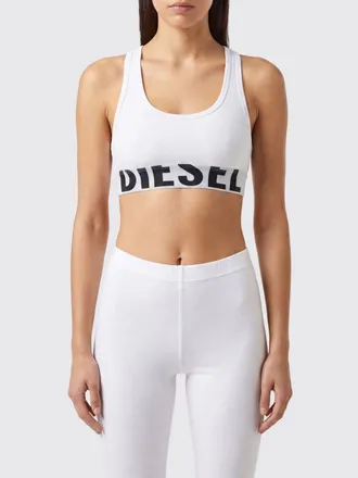 Diesel Soutien-gorge de sport court en coton stretch avec dos nageur