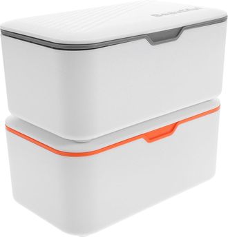 Holibanna 2 Stück Nachfüllbare Feuchttücher Spender Box für Haushalt Versiegelte Aufbewahrungsbox für Feuchttücher Handtücher und Kosmetiktücher für Bad