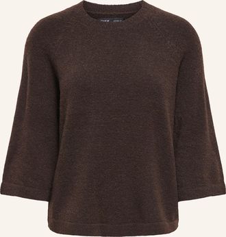 Only Strickshirt Mit 3/4-Arm braun