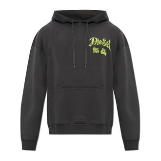 Diesel Homme, Sweatshirts et sweats &agrave; capuche, Noir, Taille: 2XL S-Boxt-Hood-Aa2 Sweat &agrave; capuche