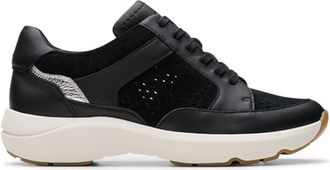 Clarks Femme Tivoli Walk Basket, Black Combi, 37 EU