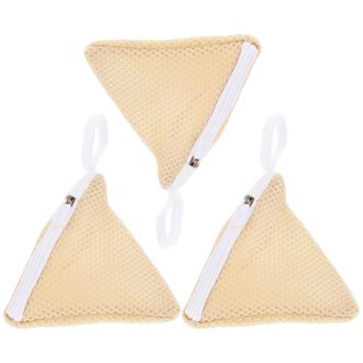 NUOBESTY 3 St&uuml;ck Kleiner W&auml;sches&auml;cke aus Rei&szlig;festem Polyester W&auml;schenetz f&uuml;r Feinw&auml;sche Kleine Unterw&auml;sche Bh Schutz vor Verheddern f&uuml;r Waschmaschine Reisen
