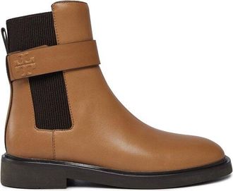 Tory Burch Tory Burch Klassische Stiefeletten Double T Chelsea Boot 152831 Beige