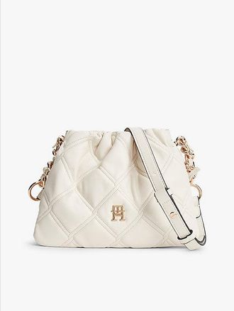 Tommy Hilfiger Sac bandouli&egrave;re matelass&eacute; &agrave; cha&icirc;ne TH