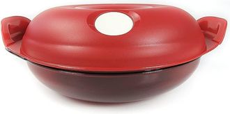 Tupperware Mikrowelle Mikro-Fix 700 ml rot rund I50 Micro Mikro Dose Microwelle