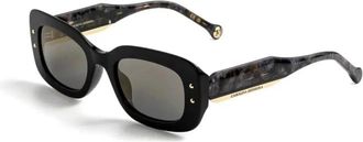 Carolina Herrera Lunettes de soleil rectangulaires - Femme - Accessoires - Noir - Taille: 50 MM