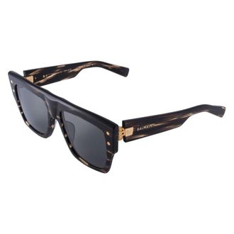 Balmain Lunettes de soleil oeil de chat Bps100 - unisex - Accessoires - Brun - Taille: 56 MM
