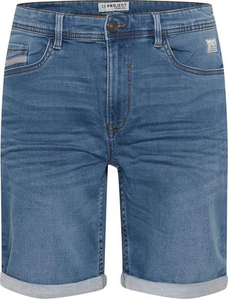 11 Project PRBernd Herren Jeans Shorts Kurze Denim Hose mit Stretch Regular Fit, Größe:XL, Farbe:Denim Middle Blue (200291)