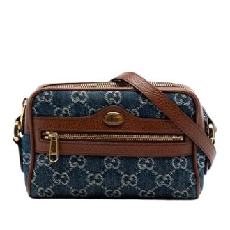 Gucci Sac bandouli&egrave;re Ophidia Pre-owned - Femme - Pre-owned - Bleu - Taille: ONE Size