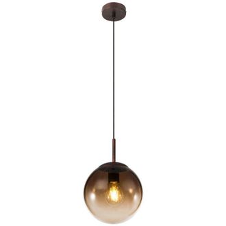 Globo Lighting suspension - VARUS - marron - verre - &Oslash; 20cm - E27