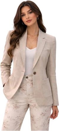 Seventy Femme, Vestes, Gris, Taille: 42 FR Blazer Monopetto Classico