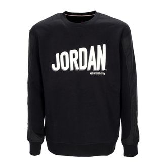 Nike Jordan Graphic Fleece Crewneck Sweatshirt - - Sport - Herren - Schwarzk - L