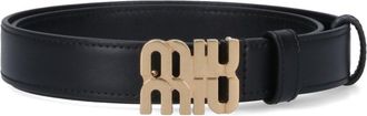 Miu Miu Logo Belt