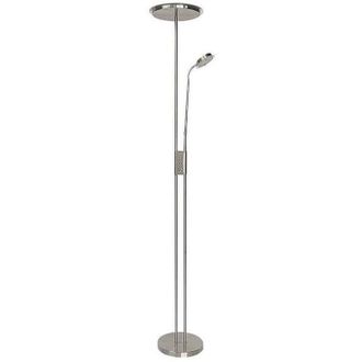 Fabrilamp Fabrilamp - Floor de living room antares 20w+7w 4000k w / nickel reader 183x25x25 cm tactile w / dimmer & memory