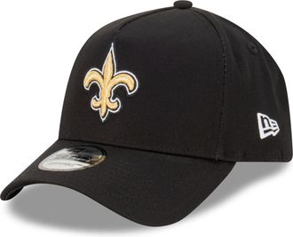 New Era New Orleans Saints NFL Evergreen Schwarz Verstellbare 9Forty A-Frame Cap - One-Size