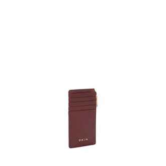 Francesco Biasia Femme, Accessoires, Rouge, Taille: ONE Size Porte-cartes zipp&eacute;