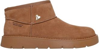 Skechers Cozy Stiefeletten f&uuml;r Damen, Wildleder, Zum Reinschl&uuml;pfen (Kastanie)
