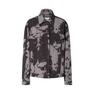 Brioni Femme, Vestes, Gris, Taille: 38 FR Animalier FF Denim Jacket