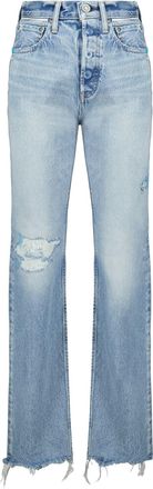 Moussy Vintage Jean MV Brighton Wide Straight Denim Bleu Clair