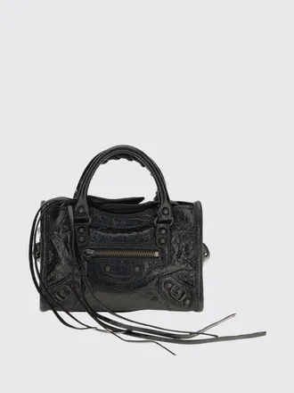 Balenciaga Mini sac Le City Nano en cuir dagneau Arena &agrave; clous