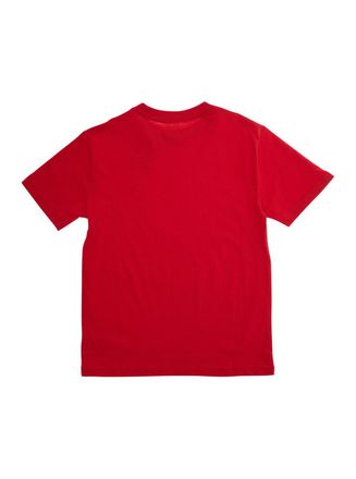 Polo Ralph Lauren Boys Crew Neck T-Shirt Red Cotton T-Shirts And Polos