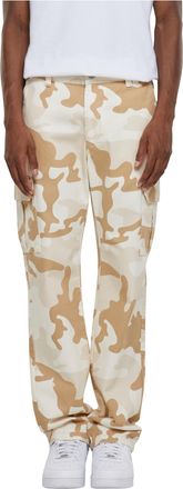 Urban Classics Herren Cargohose Straight Leg Camo Cargo Pants, Cargohose für Männer, Camoflage, Baumwolle, erhältlich, Größen 28-44