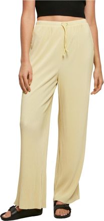 Urban Classics Damen Ladies Plisse Pants softyellow, M