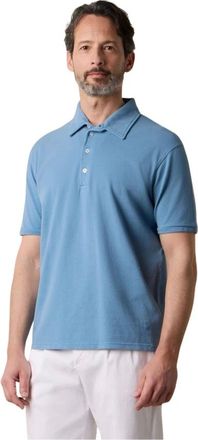 Brooks Brothers Homme, Tops, Bleu, Taille: 2XL Polo en Piqu&eacute; de Coton D&eacute;lav&eacute;