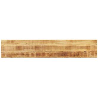 vidaXL Vidaxl - Dessus de table rectangulaire en bois massif de manguier brut - Dimensions 180 x 30 x 2,5 cm - Finition naturelle et design rustique