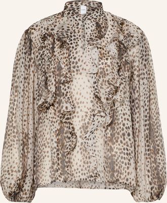 Y.A.S. Blusenshirt Mit Volants grau