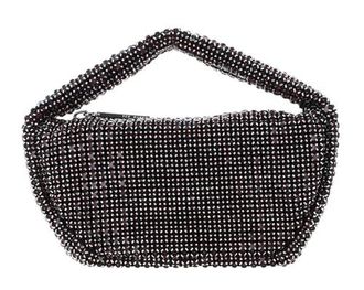 Ted Baker sac &agrave; main Crystol Mini Crystal Slouchy Hobo Bag Dk - Red rouge fonc&eacute;