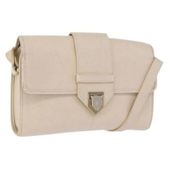 Saint Laurent Sac bandouli&egrave;re vintage doccasion - Femme - Pre-owned - Beige - Taille: ONE Size