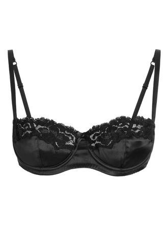 Dolce & Gabbana soutien-gorge à dentelle appliquée - Noir