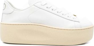 Valentino Garavani Femme, Chaussures, Blanc, Taille: 39 EU Chaussures Plates