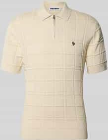 Review Modern Fit Poloshirt mit Logo-Stitching