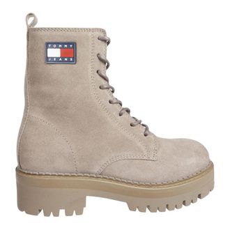 Tommy Jeans Urban Schn&uuml;rstiefelette - - Shoes - Damen - Beige - 39 EU