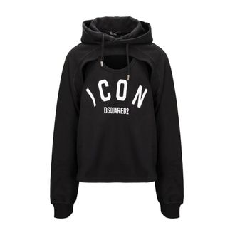 Dsquared2 Herren, Sweatshirts & Hoodies, Schwarzk, MGr&ouml;&szlig;e