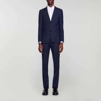 Sandro Veste de costume en laine