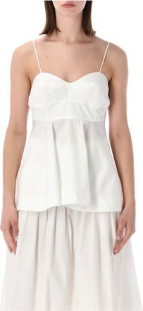 R&oacute;he Femme, Tops, Blanc, Taille: 36 FR Bustier Top