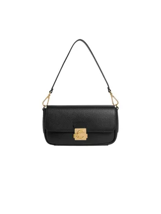 Coccinelle Womens Handbag Black Cowhide