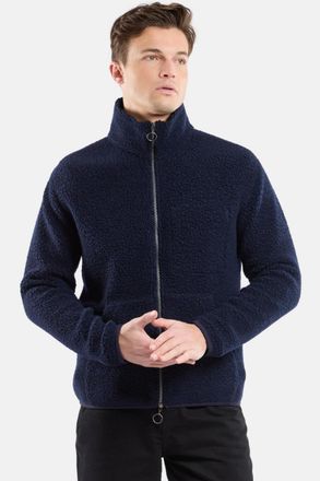 Armor Lux Fleece Jacke Herren Dunkelblau Veste Sherpa Wol
