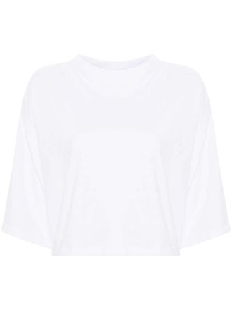 Isabel Marant t-shirt Laurea &agrave; coupe crop - Blanc