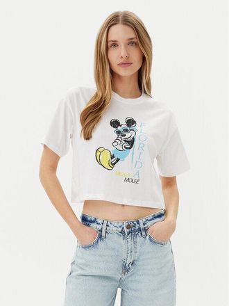 Only T-Shirt Mickey Minnie 15348126 Wei&szlig; Regular Fit