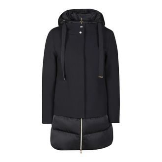 Herno Glamour&ouml;se Schwarze A-Linien Jacke - - Jackets - Damen - Schwarzk - XL